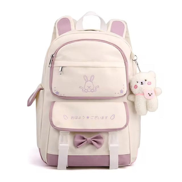 Magical Pink Bunny Rabbit Backpack School Bag | Kawaii Babe
