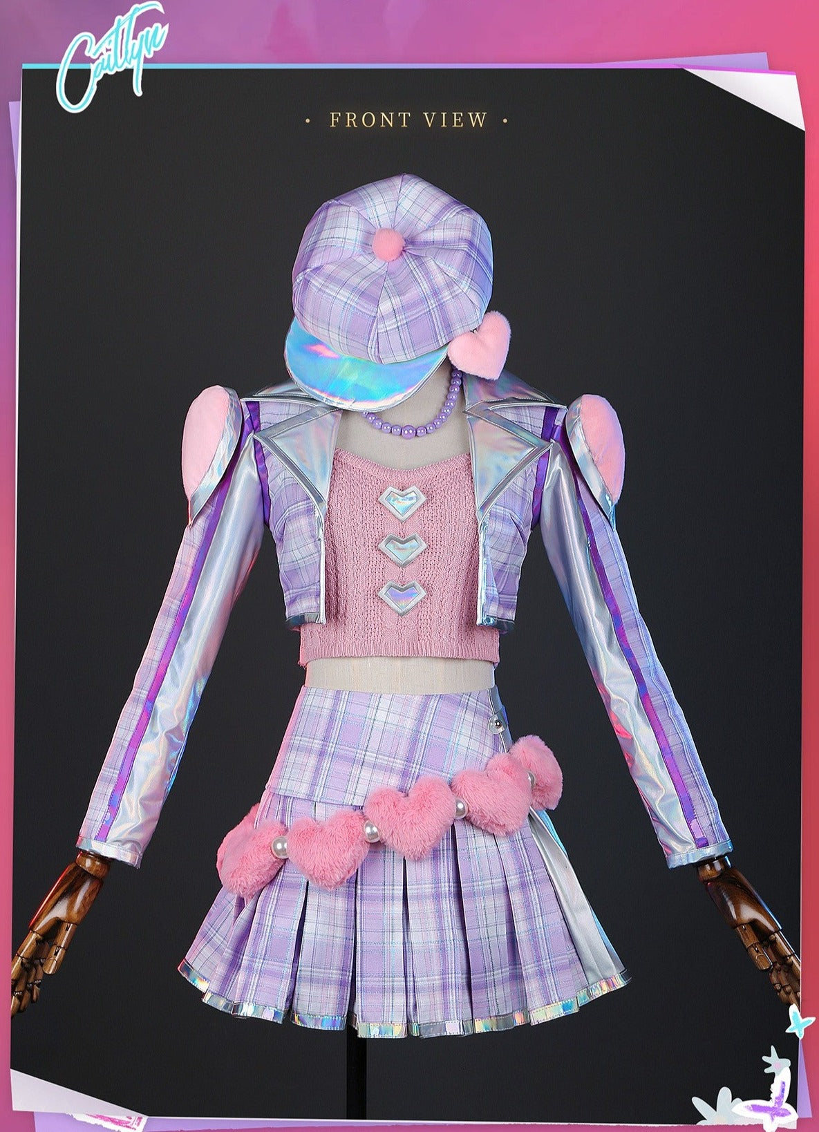 Heartache & Heartthrob Caitlyn Cosplay League of Legends Kawaii Babe