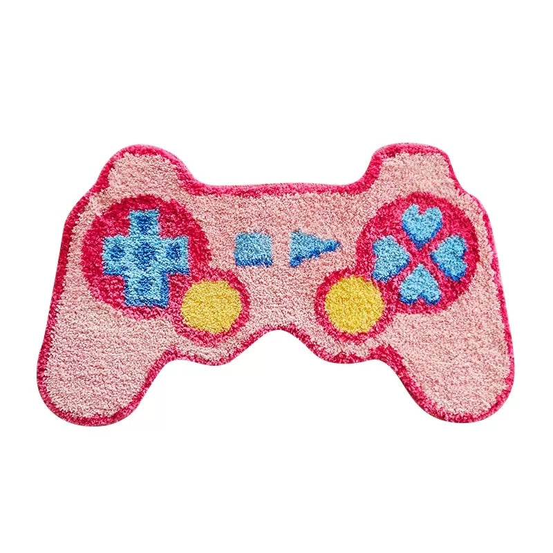 Gamer Girl Area Rug Indoor Floor Mat for eGirls Kawaii Pink Gameboy ...
