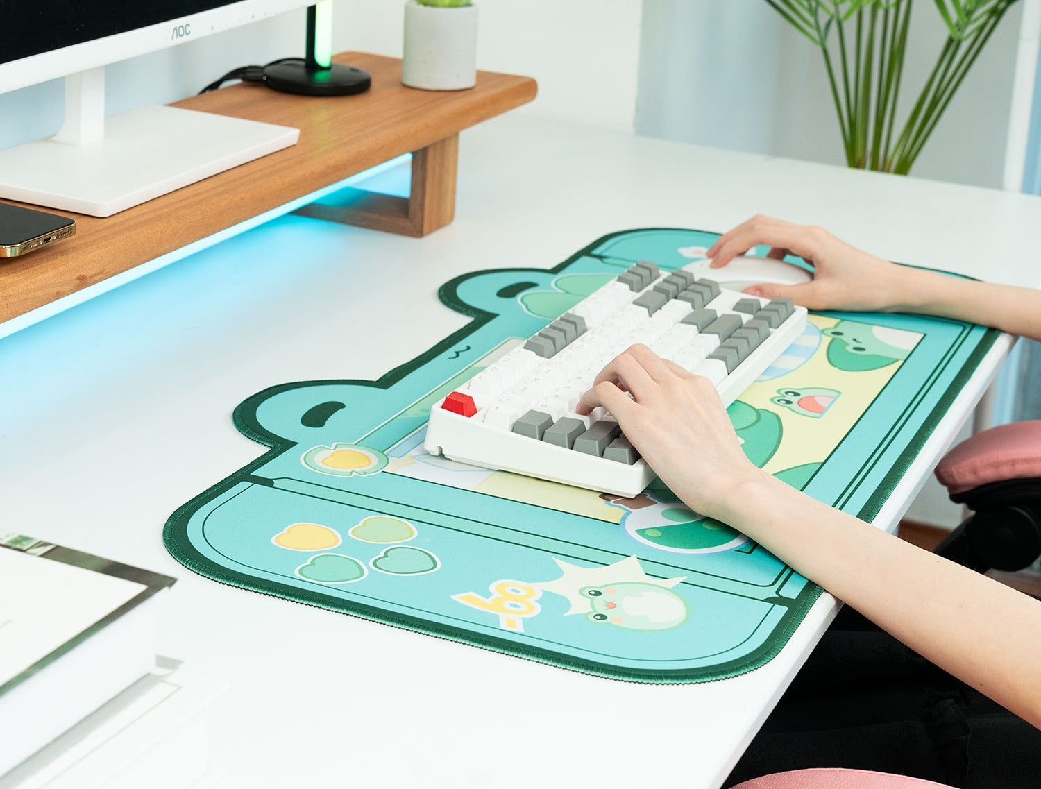 Froggy Gaming Mousepad | Kawaii Babe