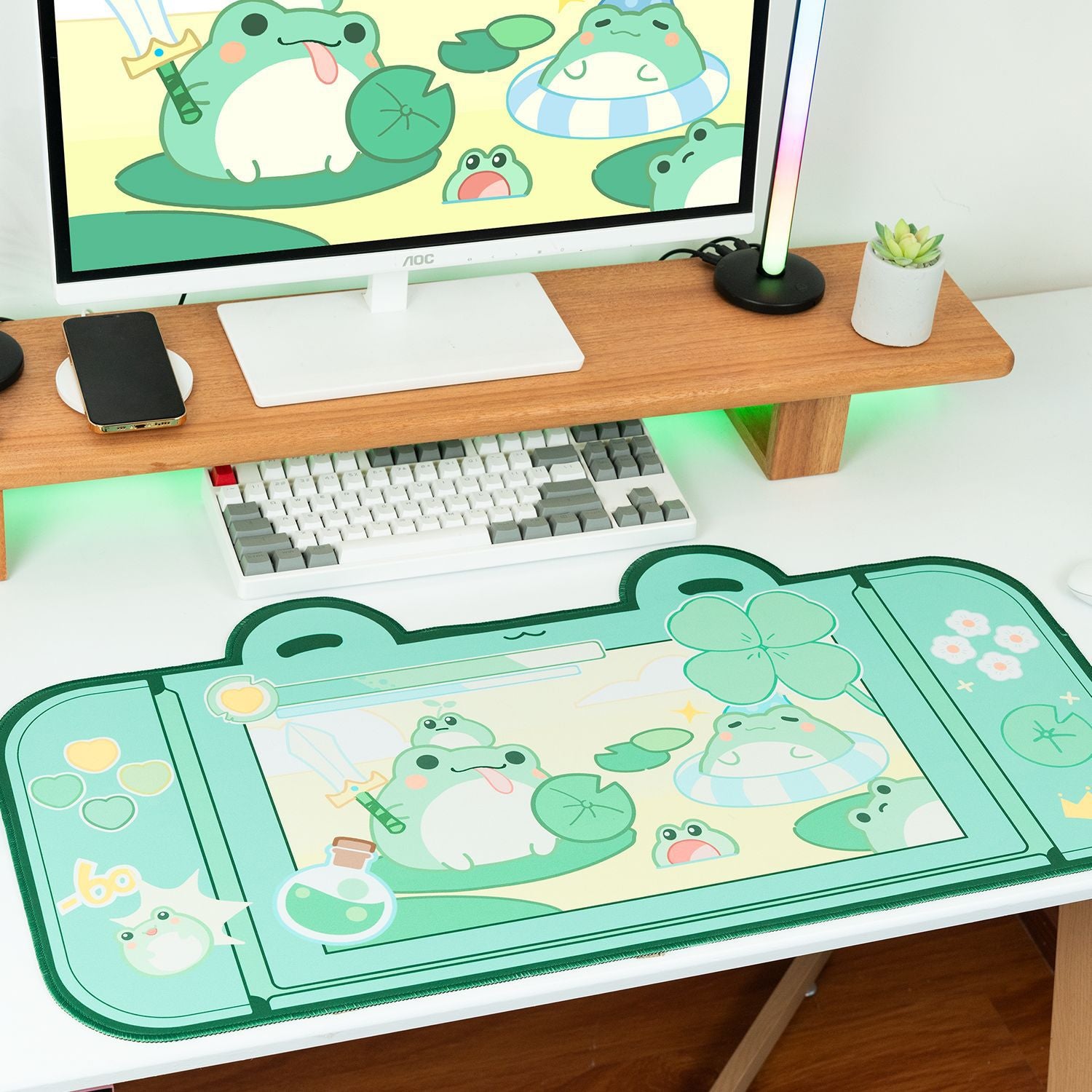 Froggy Gaming Mousepad | Kawaii Babe