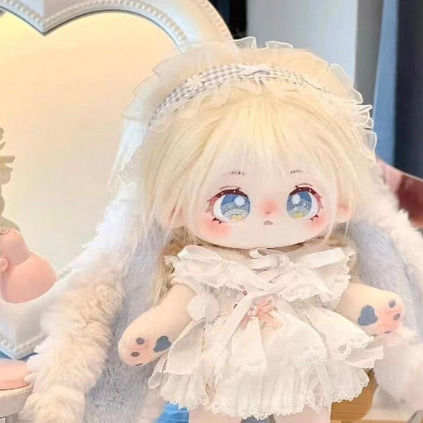 White Angel Bunny Anime Floppy Ear Plush Doll Plushie | Kawaii Babe