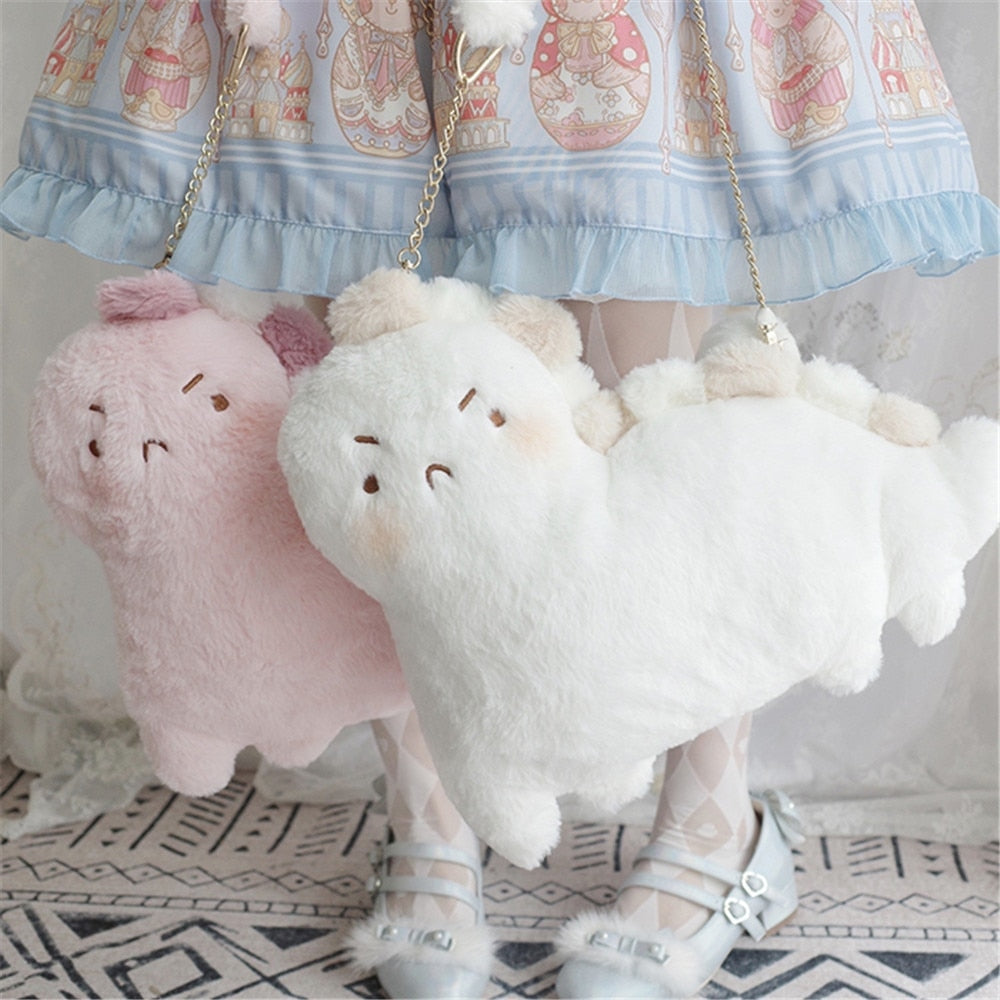 Kawaii Angry Dinosaur Plush Handbag Purse – Kawaii Babe