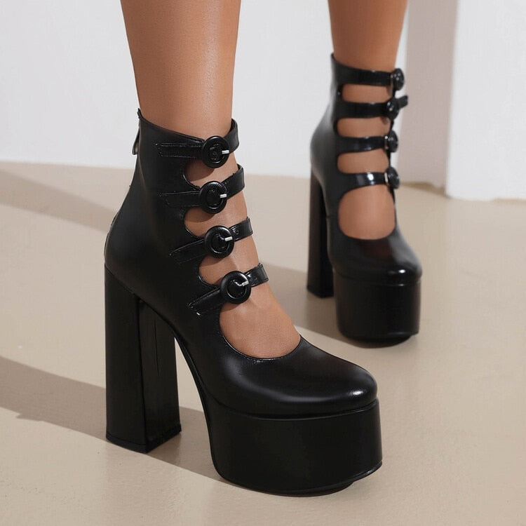 Baddie Babydoll Sky High Platform Cosplay High Heels | Kawaii Babe