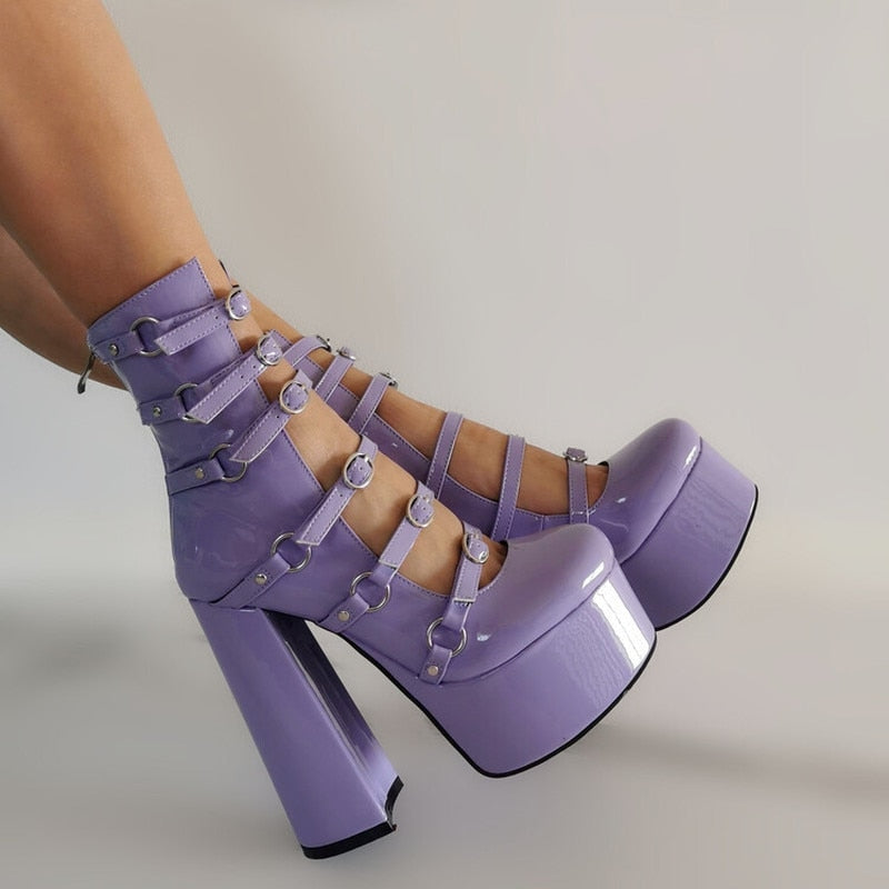 Baddie Babydoll Sky High Platform Cosplay High Heels | Kawaii Babe