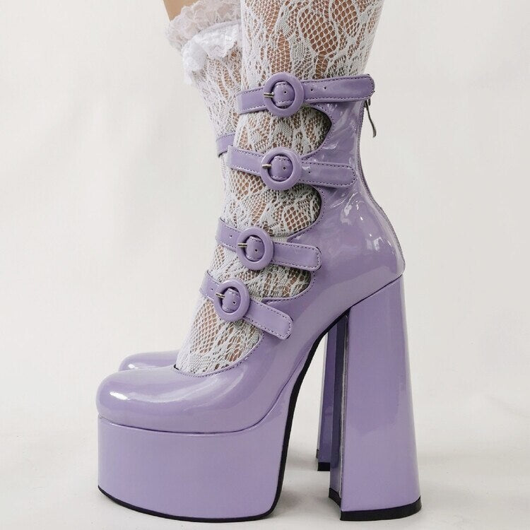 Baddie Babydoll Sky High Platform Cosplay High Heels | Kawaii Babe