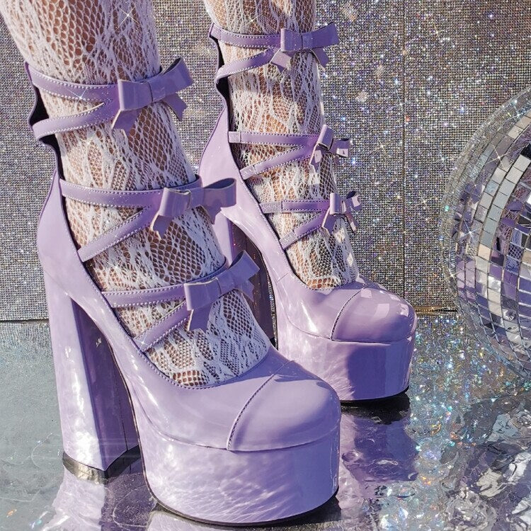 Baddie Babydoll Sky High Platform Cosplay High Heels | Kawaii Babe