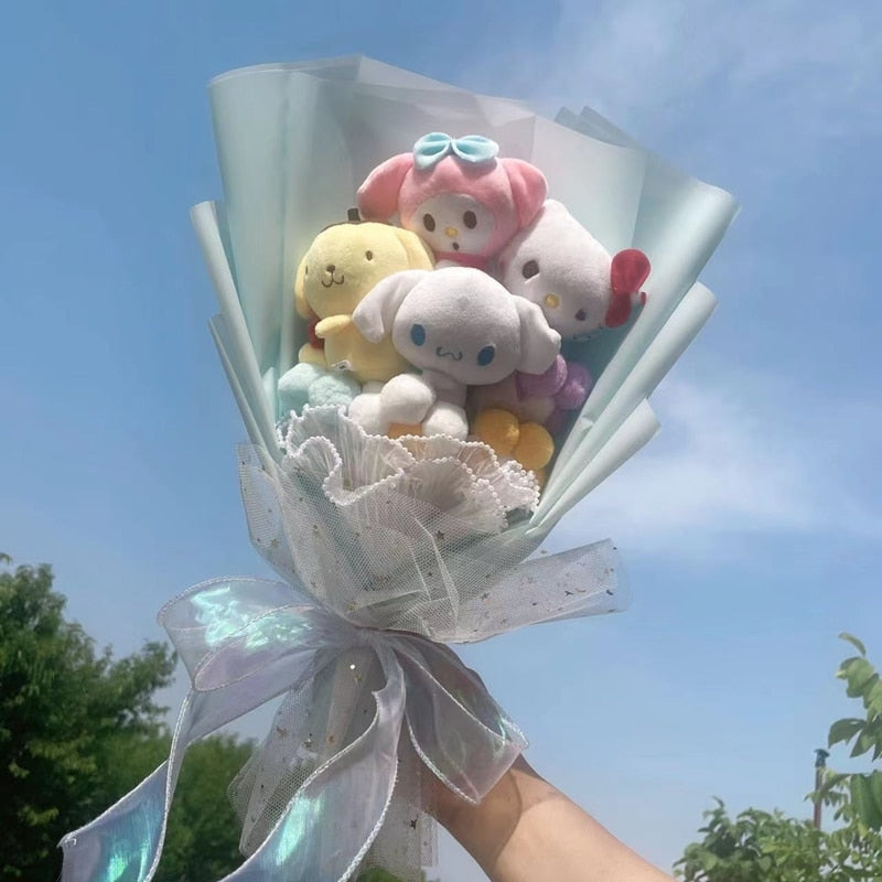 Kawaii Blooming Plush Stuffed Animal Flower Bouquet Gift – Kawaii Babe