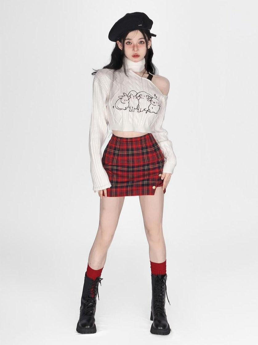 Buncha Bunnies Slouchy Turtleneck – Kawaii Babe