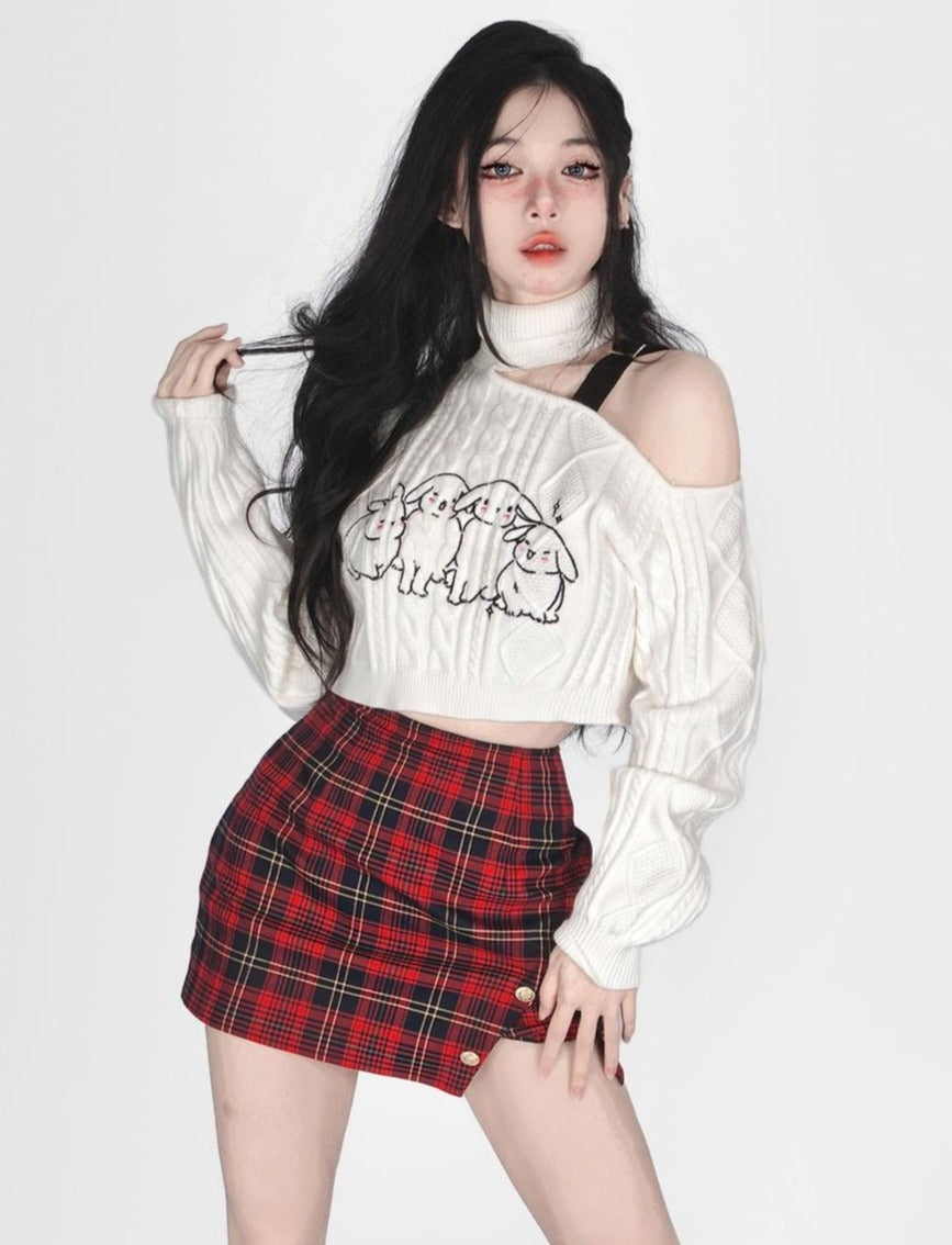 Buncha Bunnies Slouchy Turtleneck – Kawaii Babe