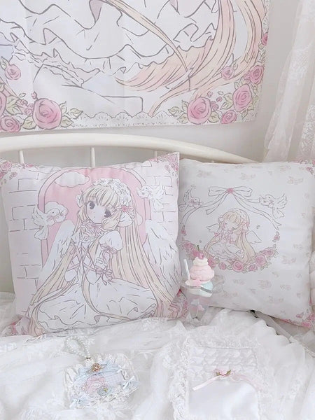 Pink Pastels Chi Wall Art Tapestry Poster | Kawaii Babe