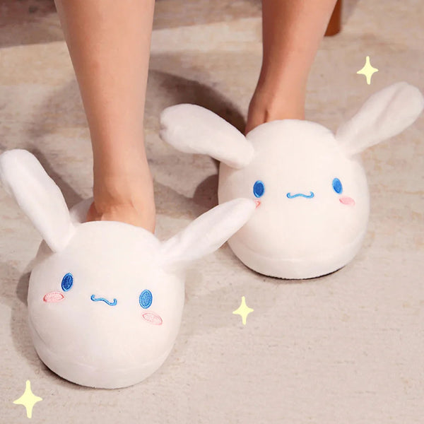 Kawaii Bunny Ear Animated Slippers Kawaii Footwear Shoes – Kawaii Babe