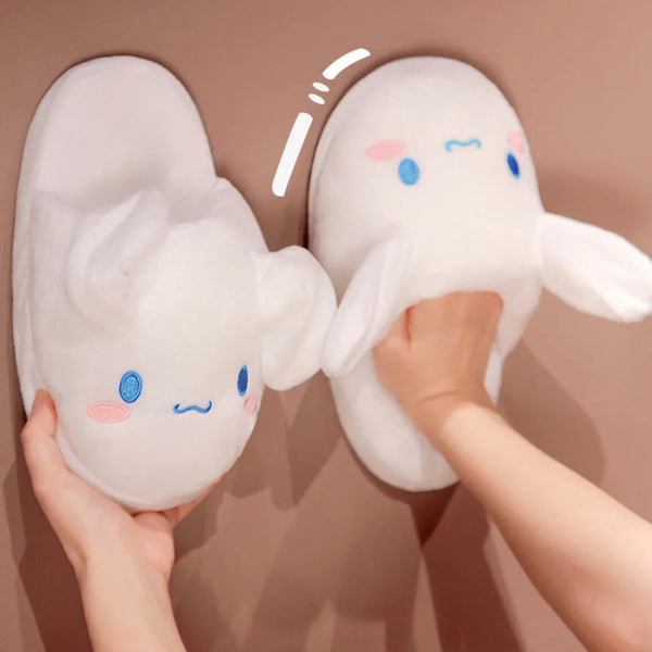 Kawaii Bunny Ear Animated Slippers Kawaii Footwear Shoes – Kawaii Babe