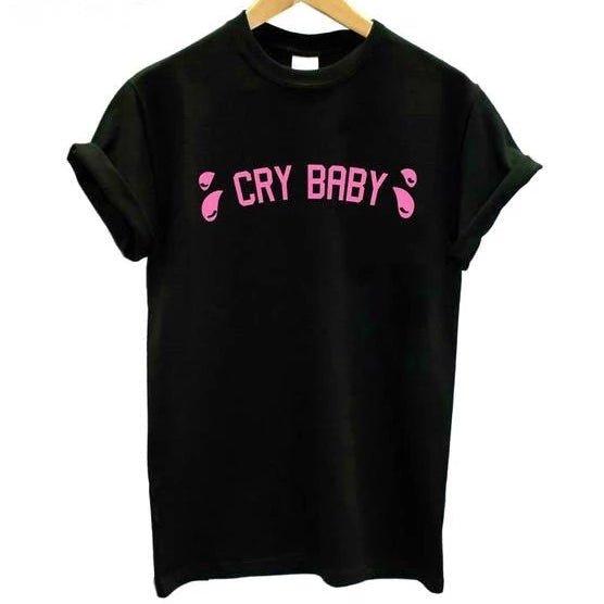 Cry Baby Tee T-Shirt Top by Kawaii Babe