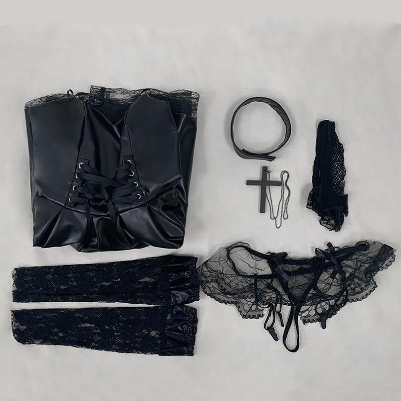 Death Note Misa Amane Cosplay Set Goth Anime Girl | Kawaii Babe