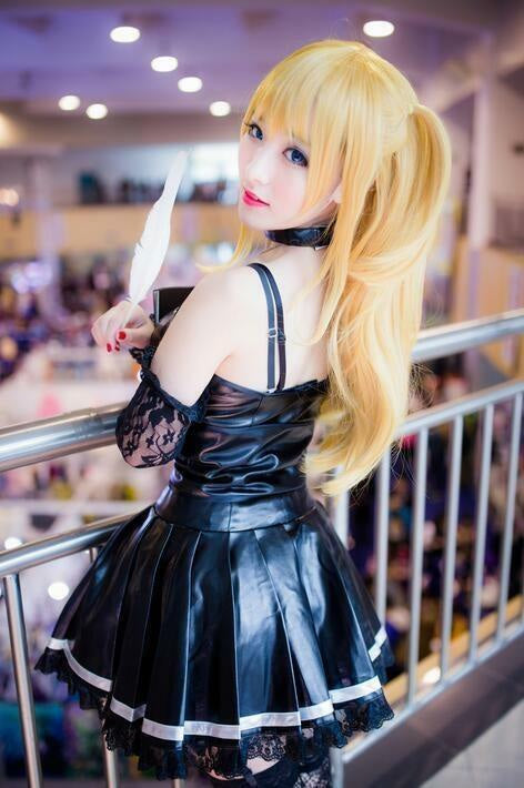 Death Note Misa Amane Cosplay Set Goth Anime Girl | Kawaii Babe
