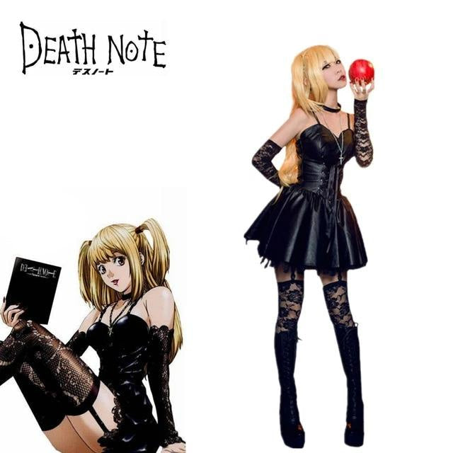 Death Note Misa Amane Cosplay Set Goth Anime Girl | Kawaii Babe