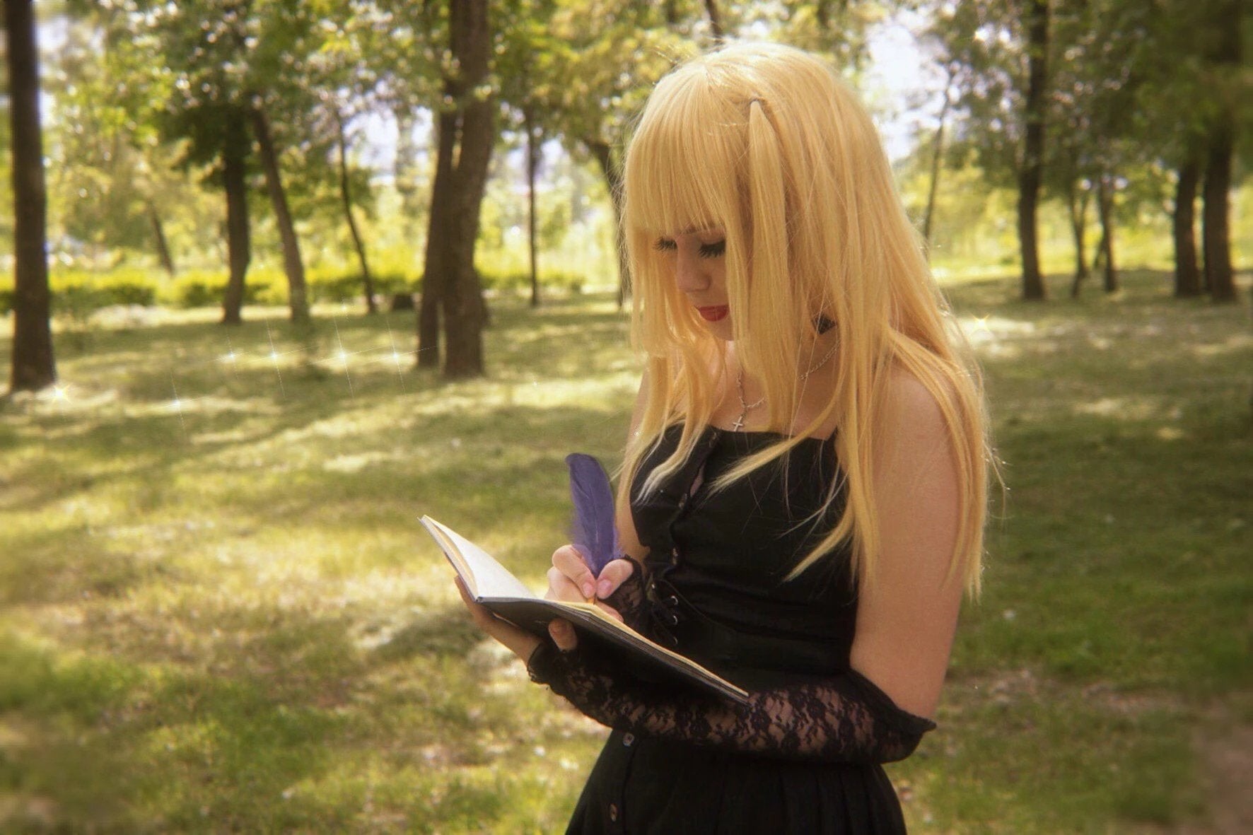 Death Note Misa Amane Cosplay Set Goth Anime Girl | Kawaii Babe