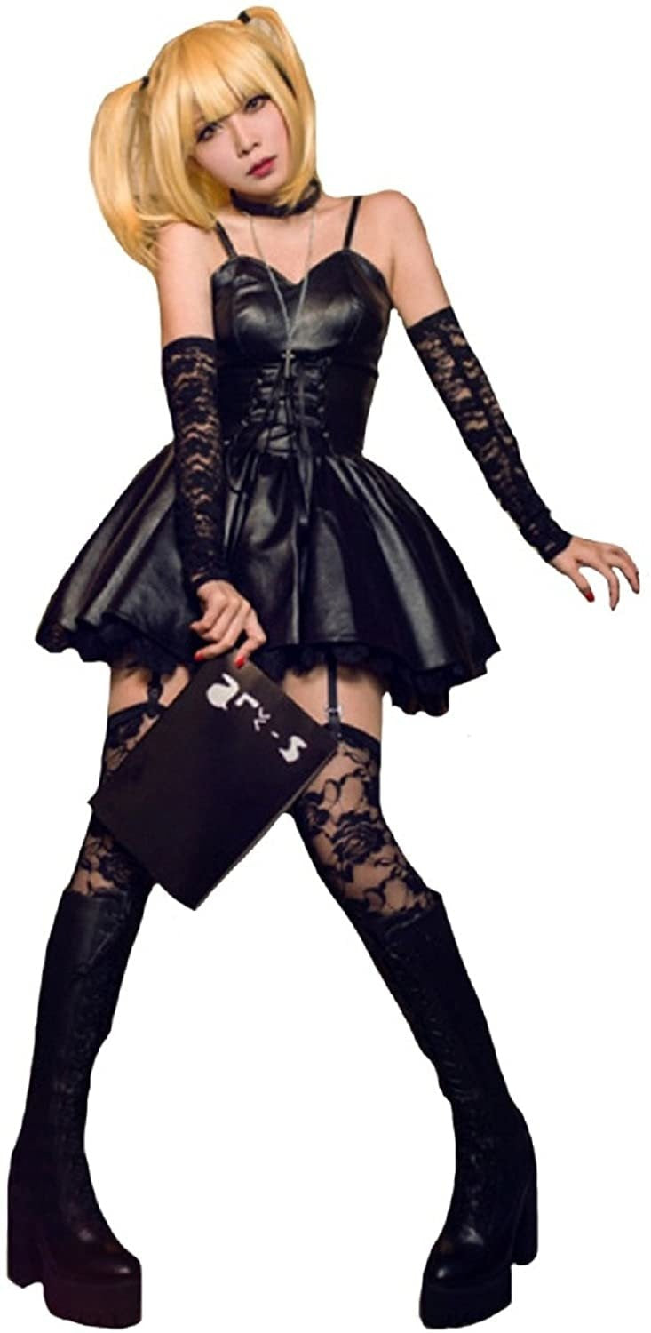 Death Note Misa Amane Cosplay Set Goth Anime Girl | Kawaii Babe