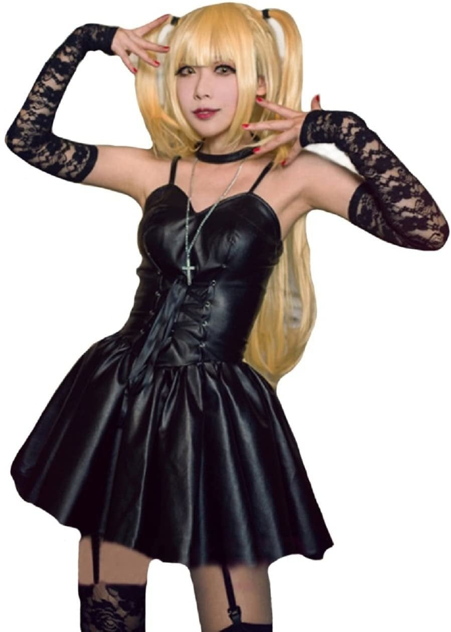Death Note Misa Amane Cosplay Set Goth Anime Girl | Kawaii Babe
