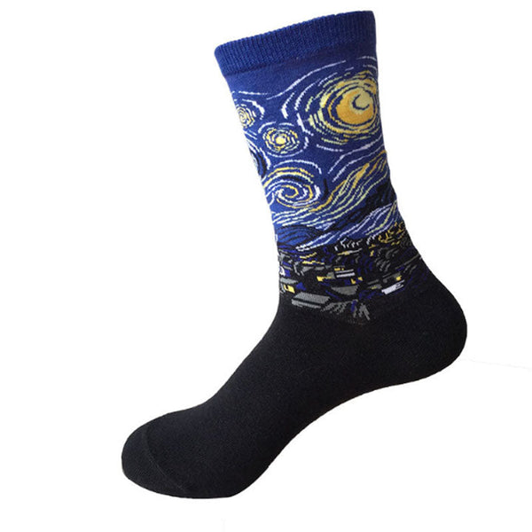 Famous Artwork Socks Picasso Van Gogh Artist Unisex | Kawaii Babe