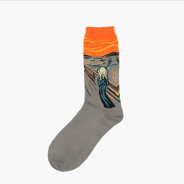 Famous Artwork Socks Picasso Van Gogh Artist Unisex | Kawaii Babe