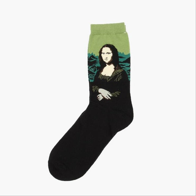 Famous Artwork Socks Picasso Van Gogh Artist Unisex | Kawaii Babe