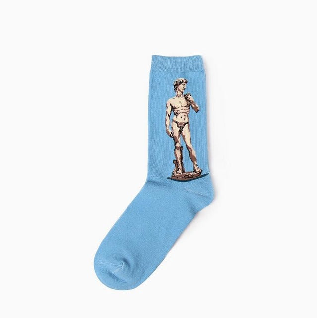 Famous Artwork Socks Picasso Van Gogh Artist Unisex | Kawaii Babe
