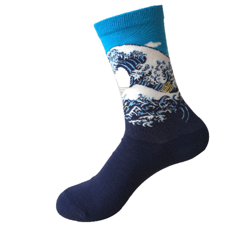 Famous Artwork Socks Picasso Van Gogh Artist Unisex | Kawaii Babe