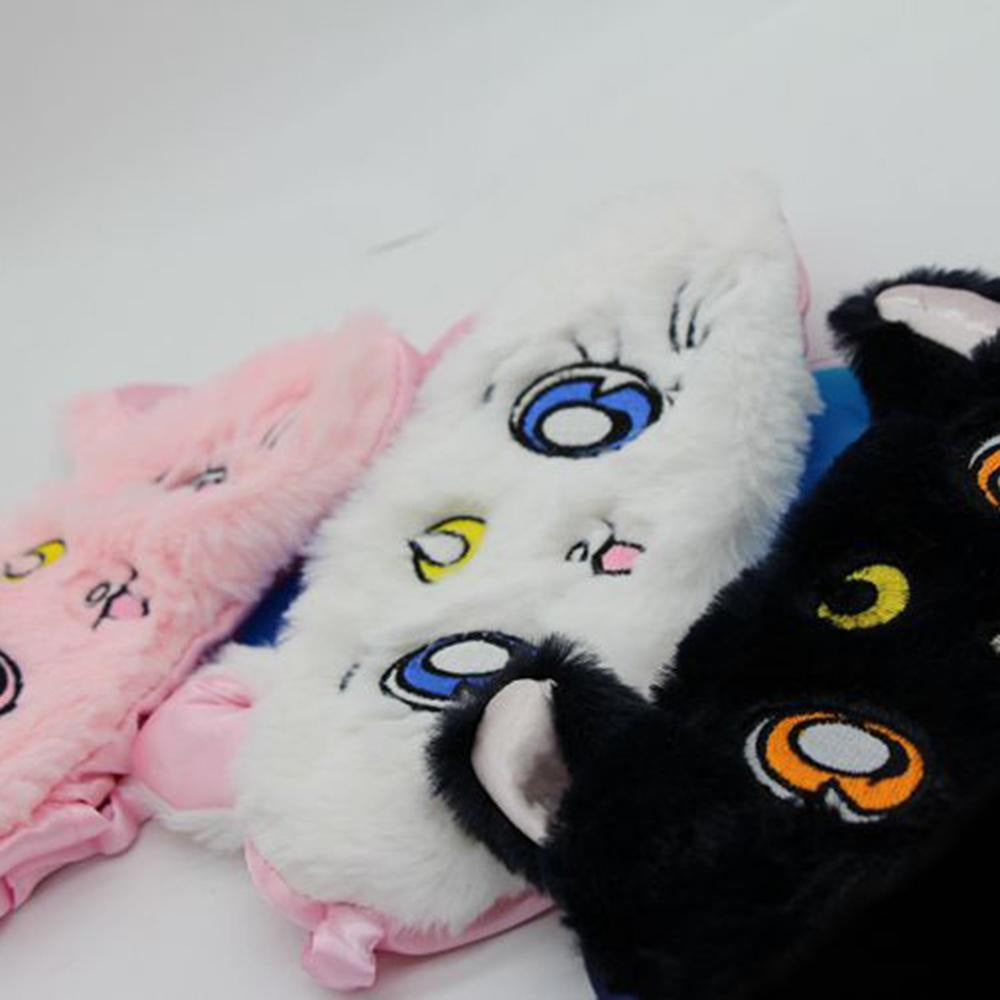 Magical Girl Kitty Cat Luna Sleep Mask Blindfold Fur | Kawaii Babe