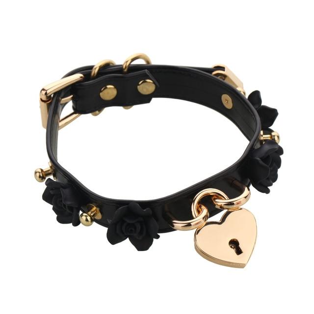 Golden Heart Locket Collar Choker Kawaii | Kawaii Babe