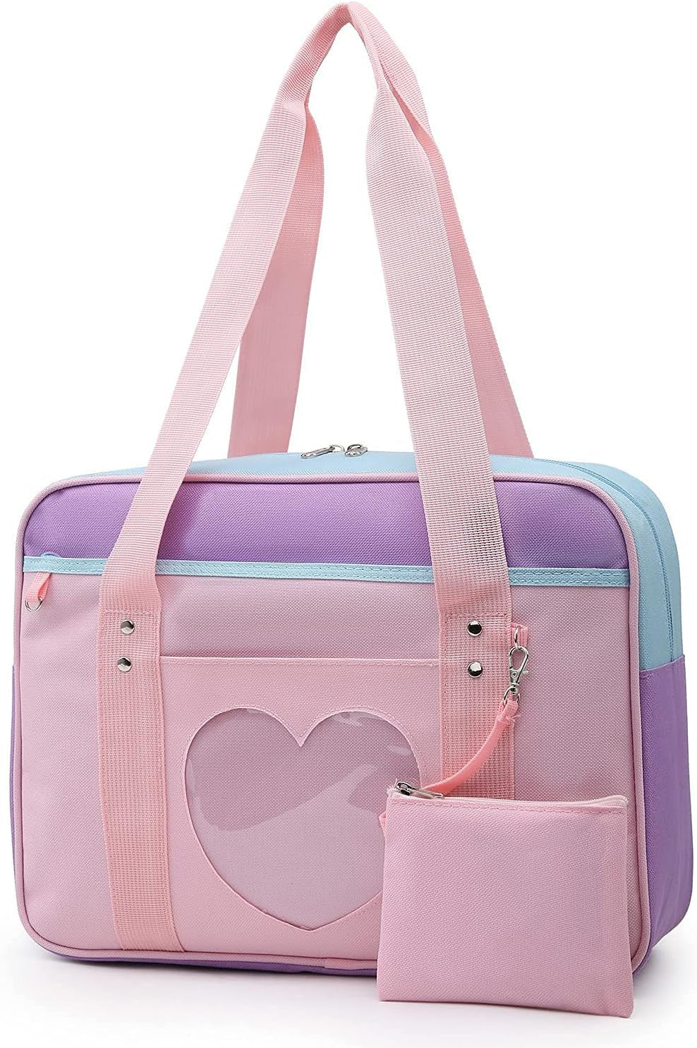 Handy Heart Handbag Messenger Duffle Bag Pastel Cute | Kawaii Babe