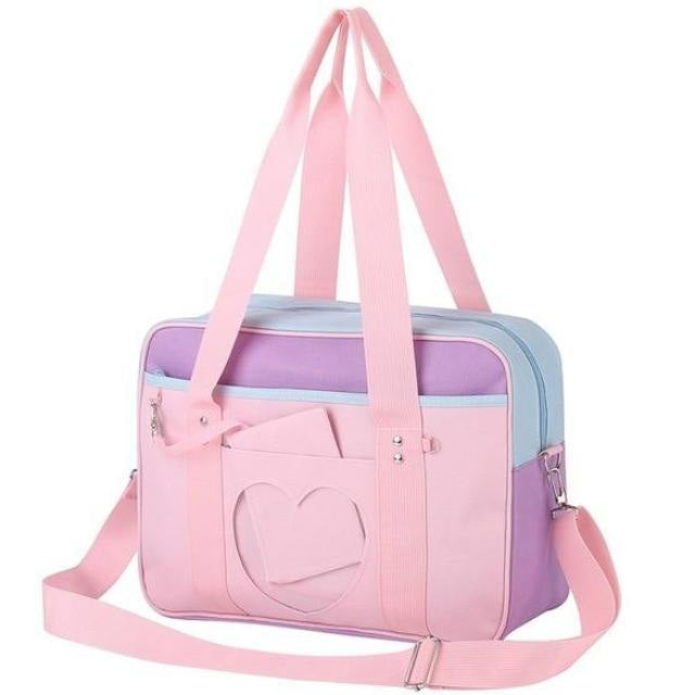 Handy Heart Handbag Messenger Duffle Bag Pastel Cute | Kawaii Babe
