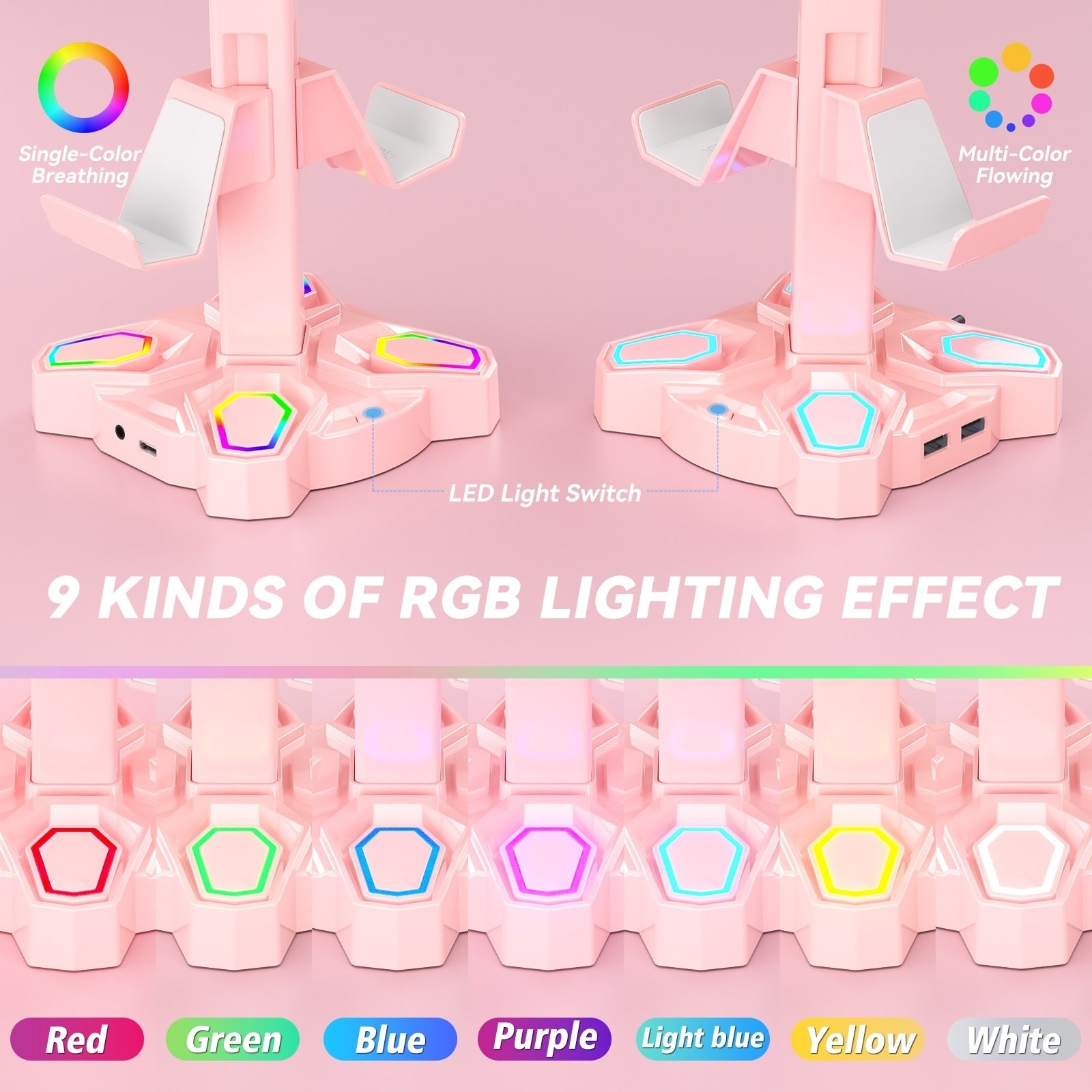 Headset & Controller LED Stand – Kawaii Babe