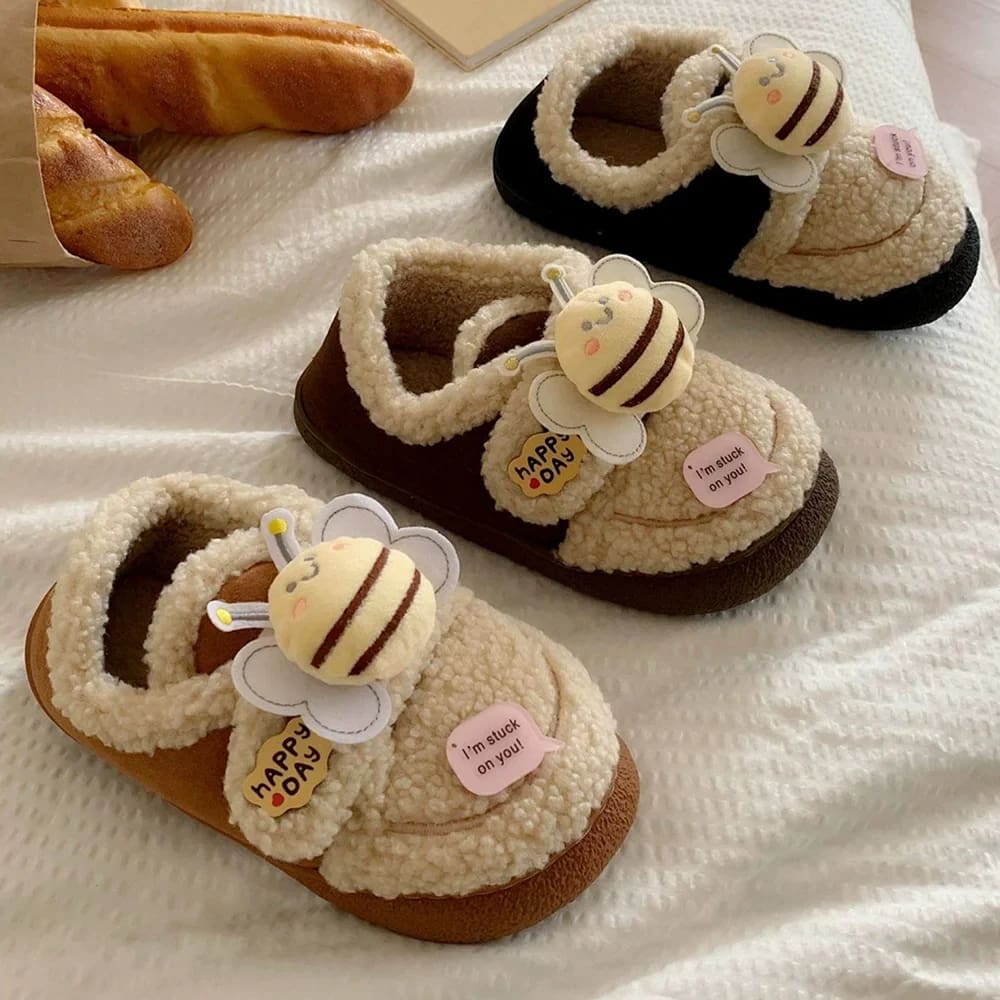 Honeycore Cozy Bumble Bee Slippers – Kawaii Babe