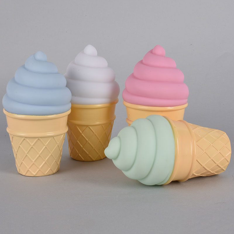 LED Night Light Ice-Cream Cone Pastel Sweets Aesthetic by Kawaii Babe