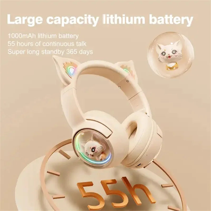 Intergalactic Neko Headset Headphones Microphone Cute Cat Space ...