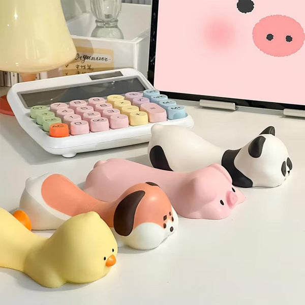 Squishy Kawaii Friends Kitty Piggy & Bunny Wrist Rests | Kawaii Babe