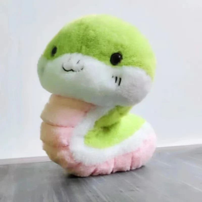 Kawaii Green Snake Plush Toy Stuffed Animal 25cm – Kawaii Babe