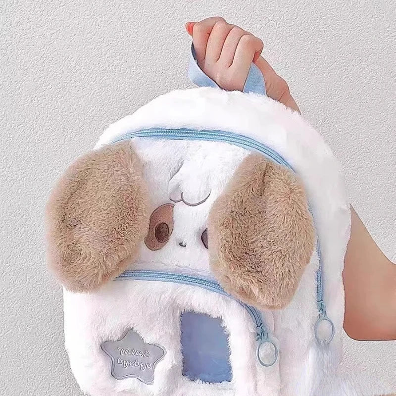 Kawaii Plush Cute Puppy Backpack Dog Book Bag – Kawaii Babe