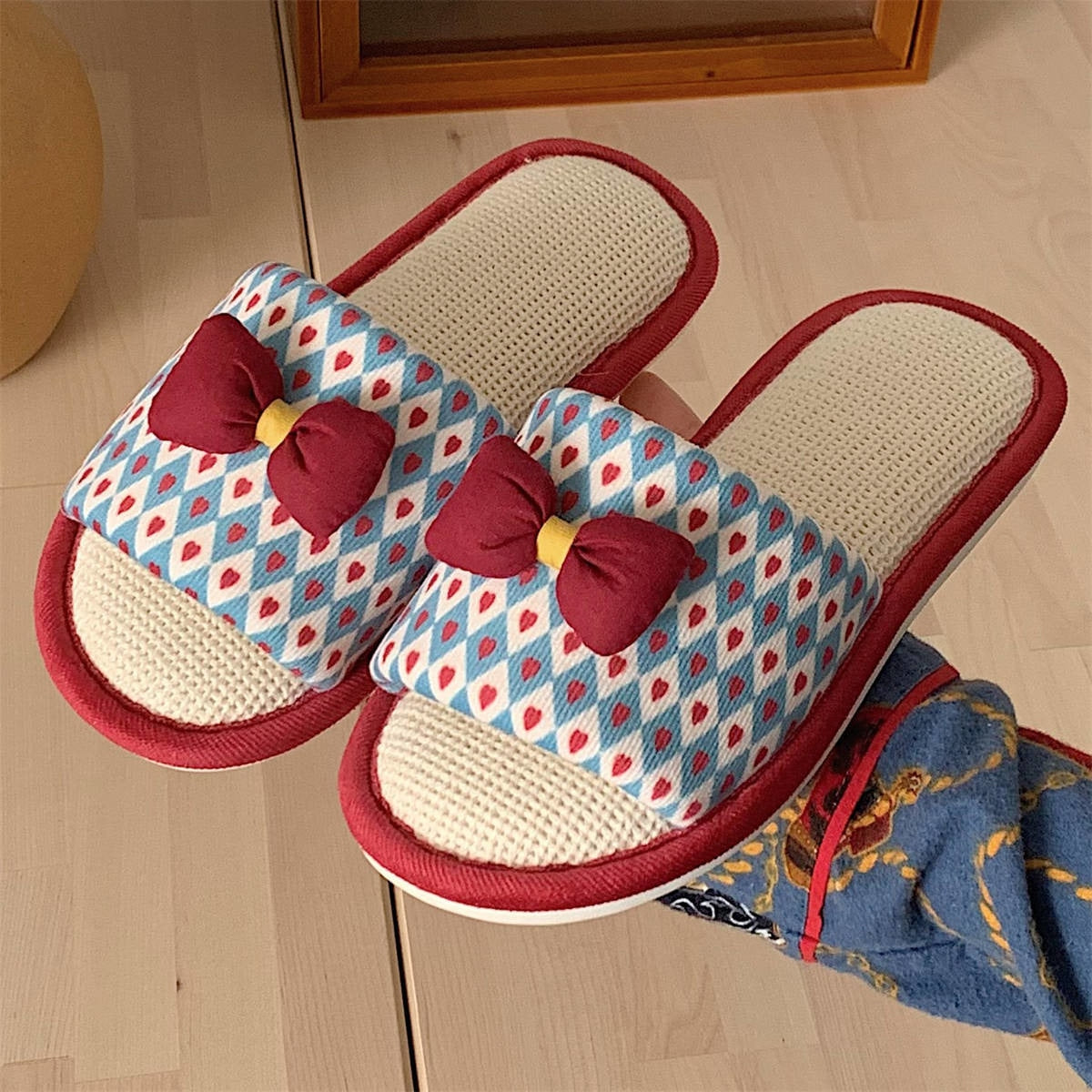 Knit Strawberry Slides – Kawaii Babe