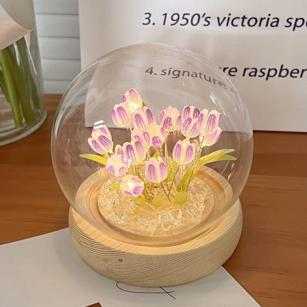 LED Tulip Nightlight Globe – Kawaii Babe