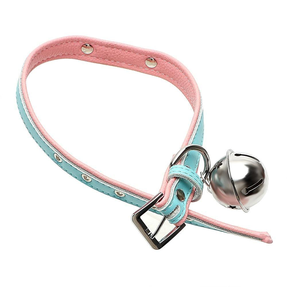 Candy Colored Pastel Bell Leash Collar | Kawaii Babe