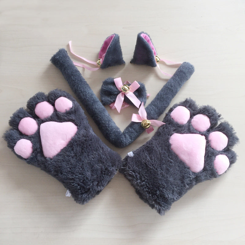 Neko Cat Kitten Cosplay Set Kitty Costume Kawaii Babe