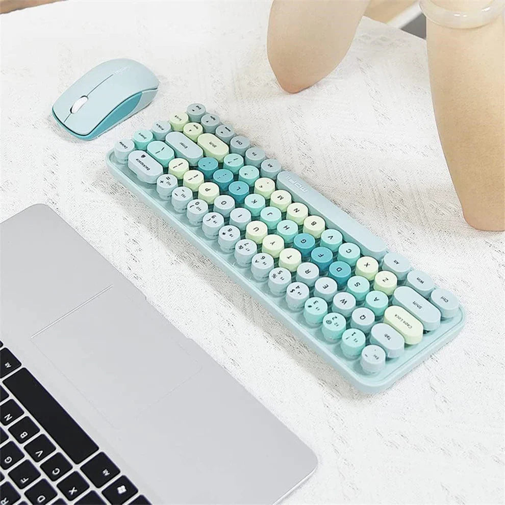 Pastel Candy Keyboard & Mouse Set Gaming | Kawaii Babe