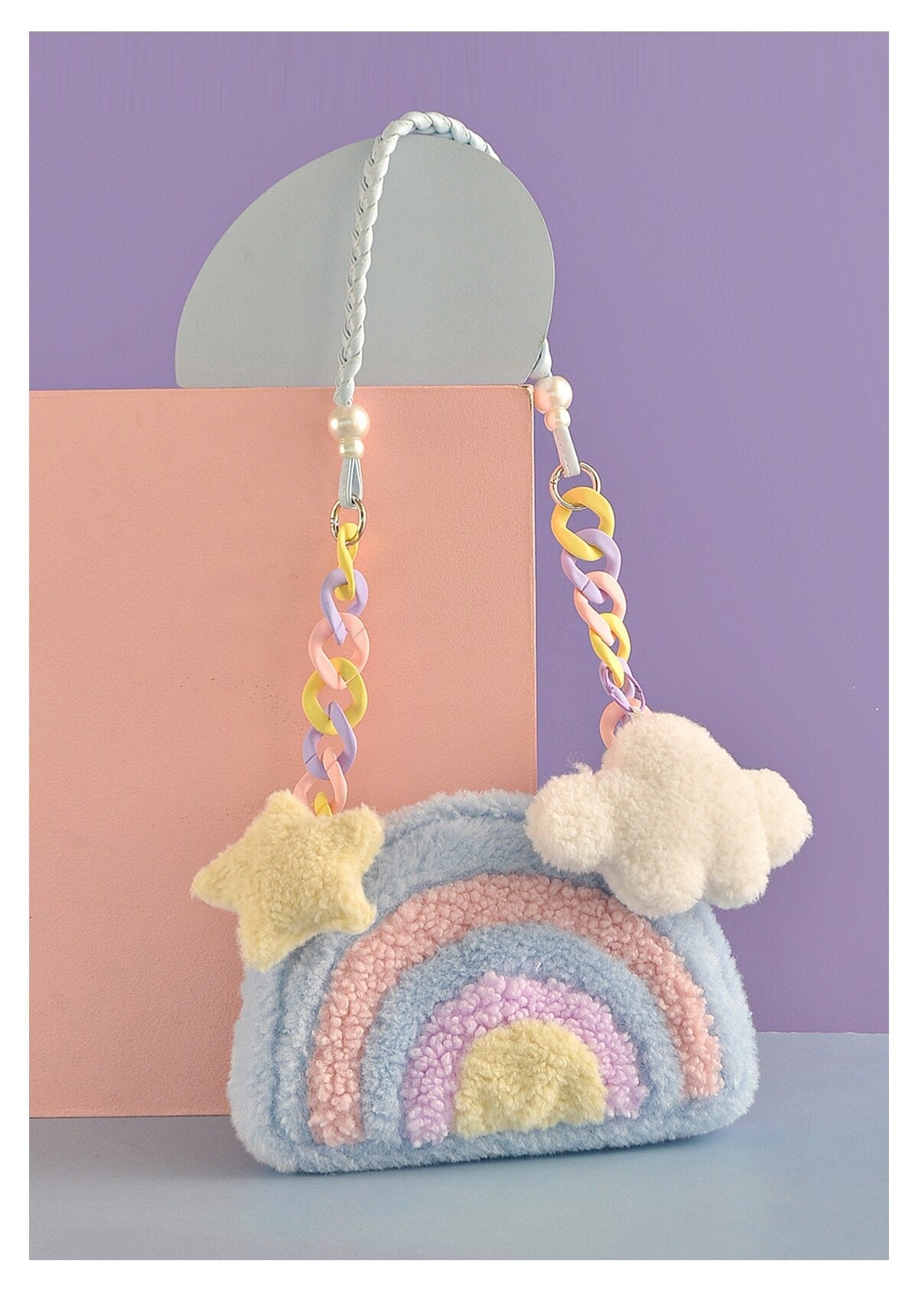 Pastel Rainbow Cloud Purse – Kawaii Babe