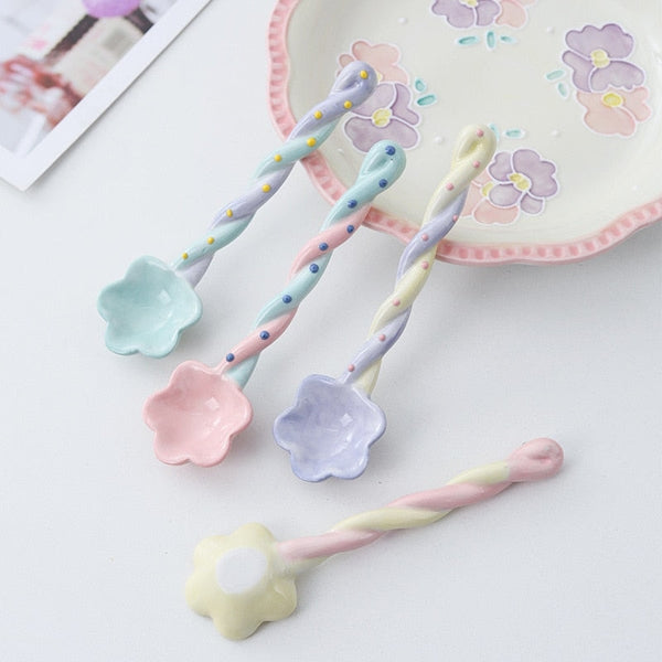 Pastel Star Spoons Fairy Kei Baking Bakeware Home Kawaii Babe