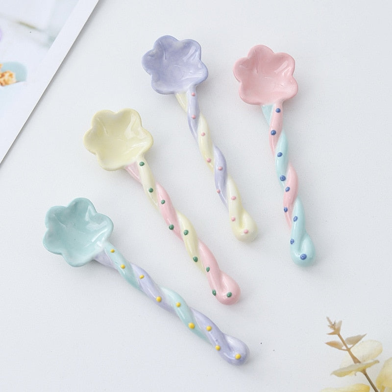 Pastel Star Spoons Fairy Kei Baking Bakeware Home Kawaii Babe