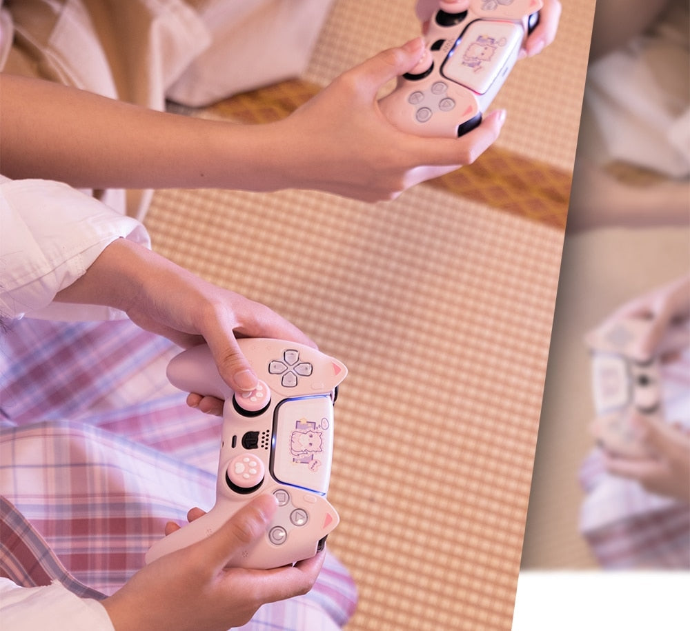 Pink Neko PS5 & Switch Controller Covers – Kawaii Babe