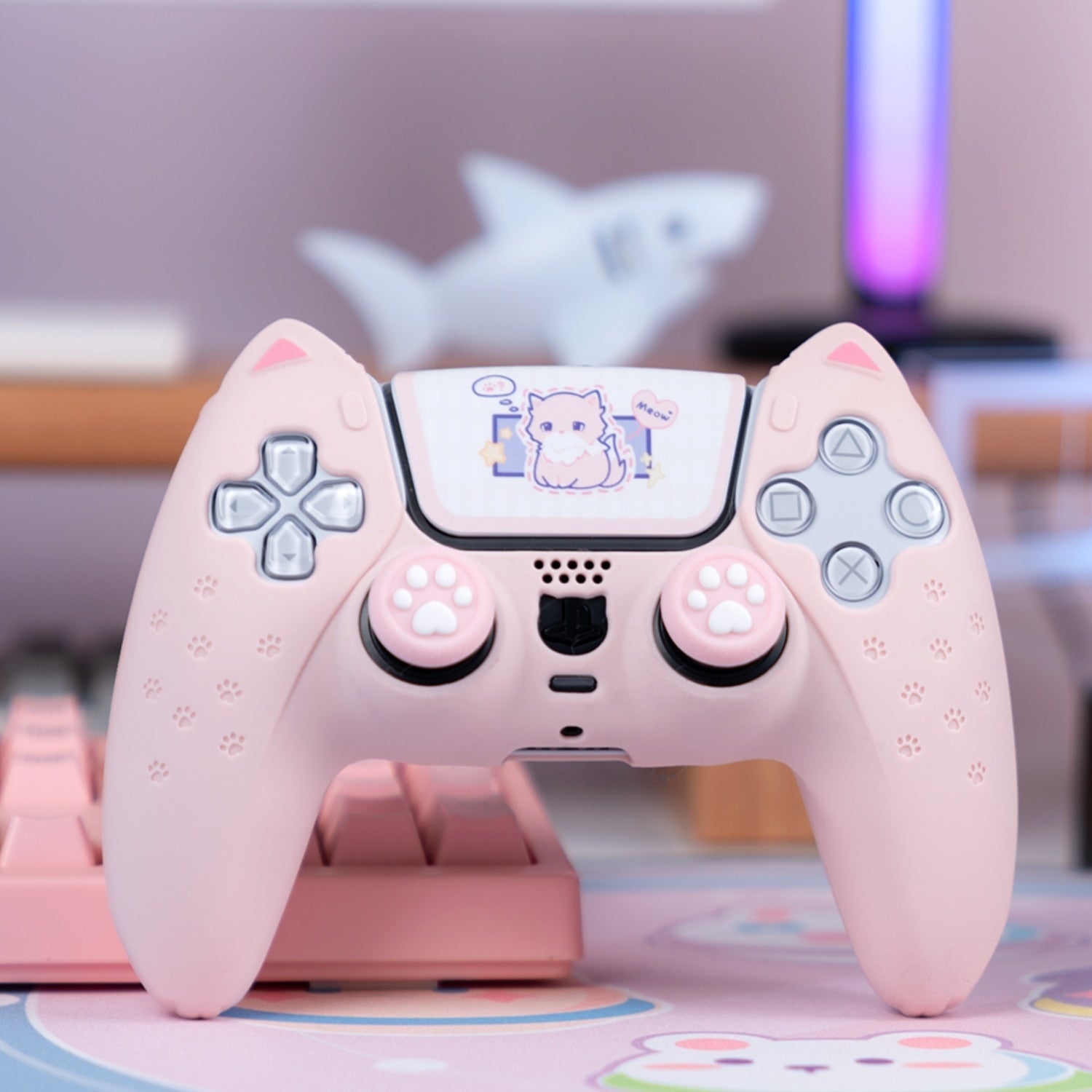 Pink Neko PS5 & Switch Controller Covers – Kawaii Babe